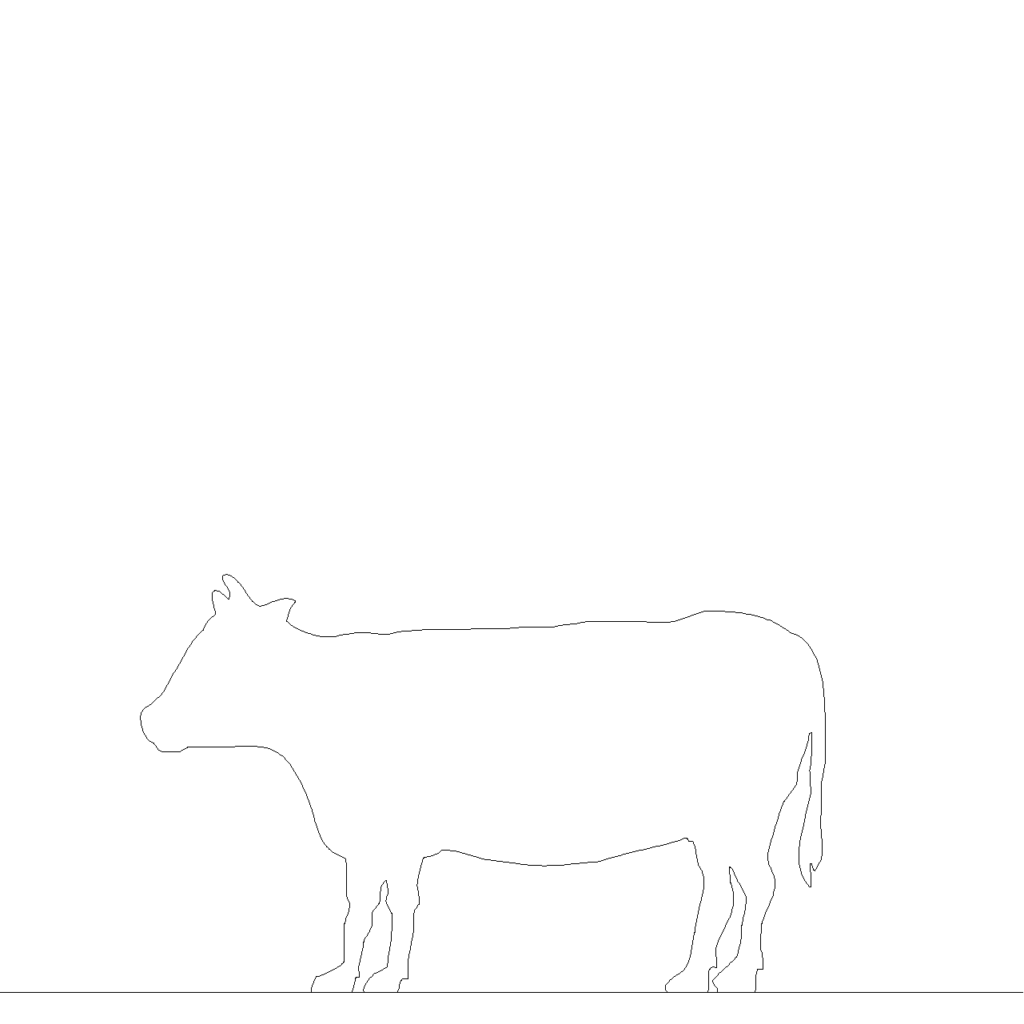牛【DXF/autocad DWG】 2dsa-cow_0006