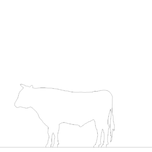 牛【DXF/autocad DWG】 2dsa-cow_0013