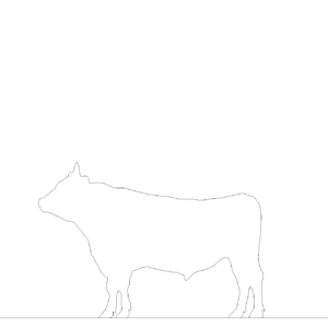 牛【DXF/autocad DWG】 2dsa-cow_0023