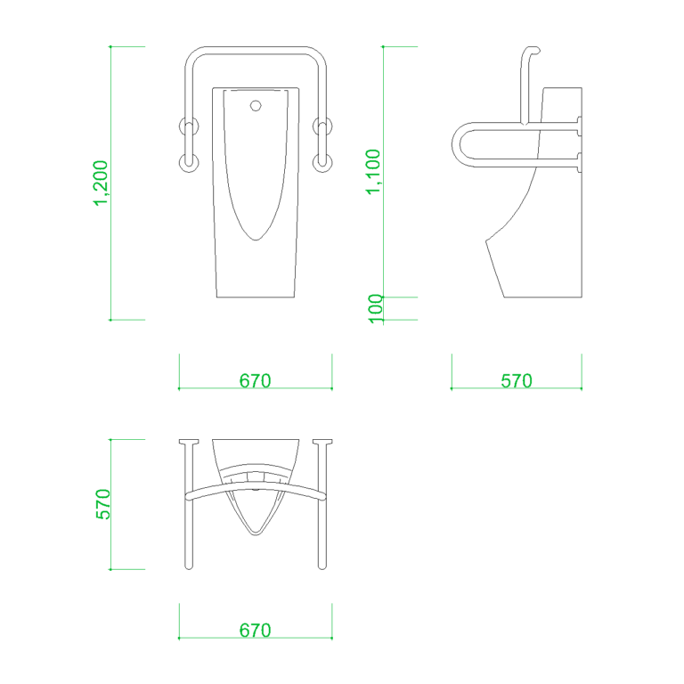 トイレ | 【無料・商用可】2D・3D CADデータ フリーダウンロードサイト